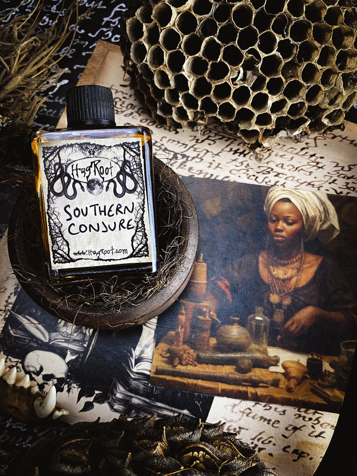 SOUTHERN CONJURE-(Magnolia Blossoms, Cypress, Spanish Moss, Charred Ri