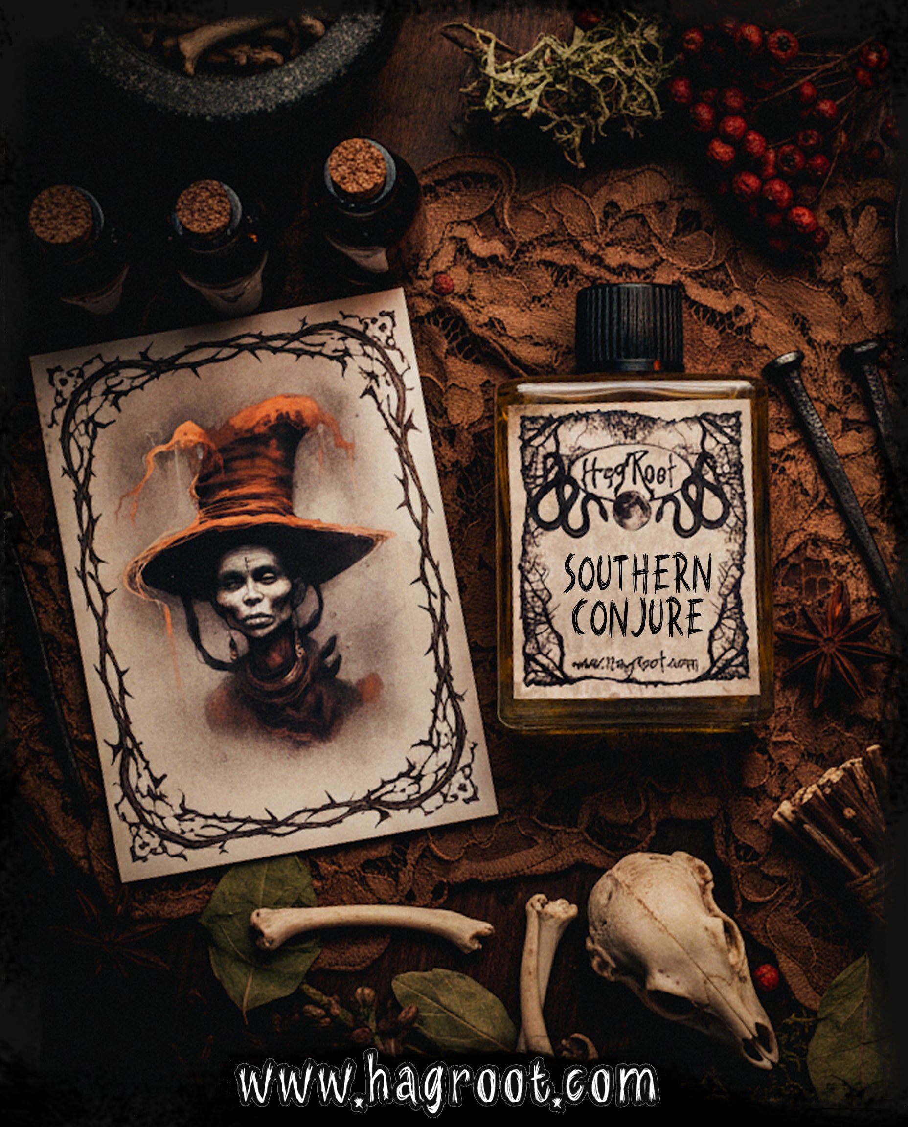 SOUTHERN CONJURE-(Magnolia Blossoms, Cypress, Spanish Moss, Charred Ri