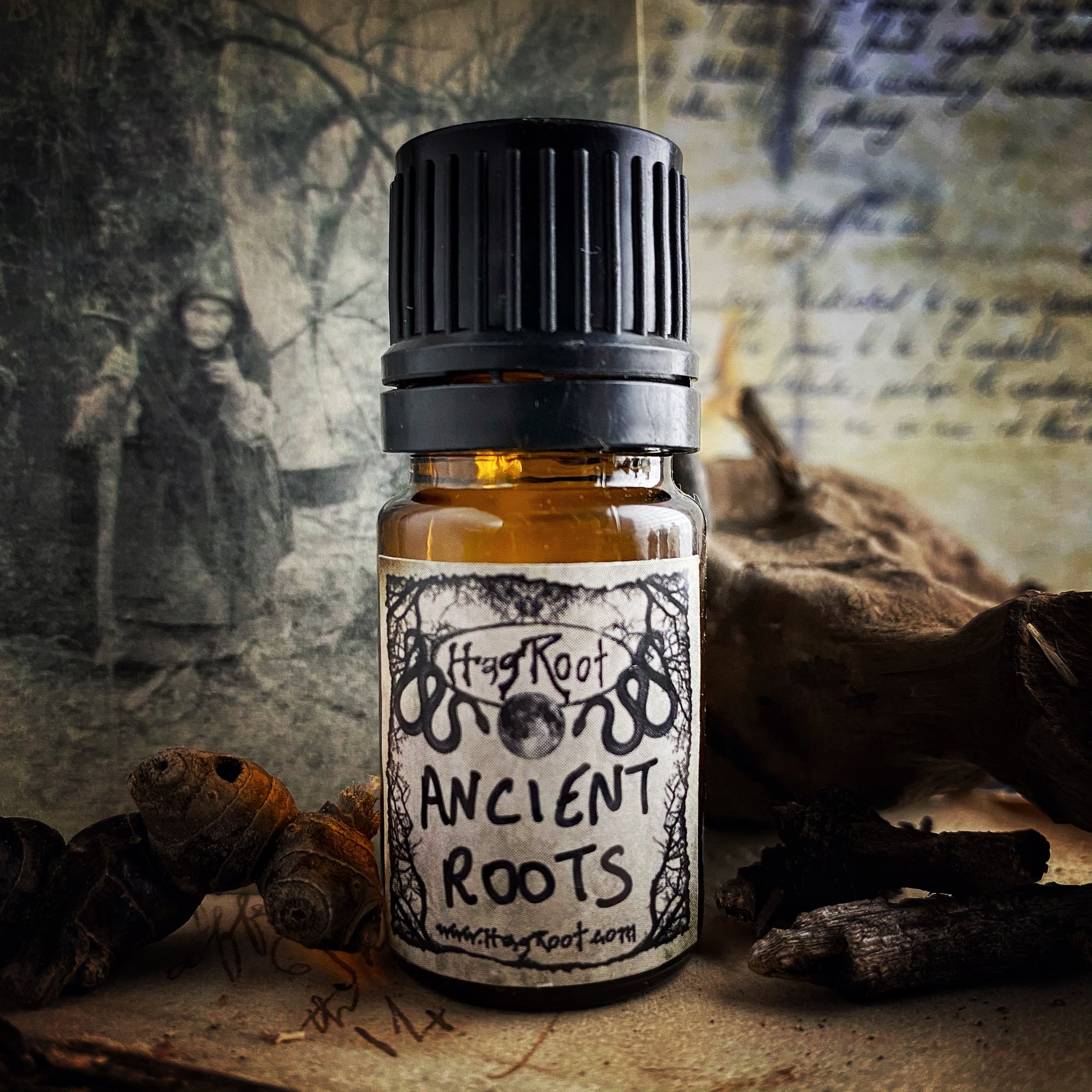 ANCIENT ROOTS-(Vetiver, Tonka Bean, Patchouli, Myrrh, Cedar, Oakmoss,